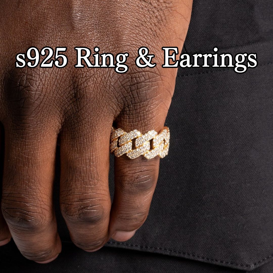 s925 Rings & Earrings – Glitter