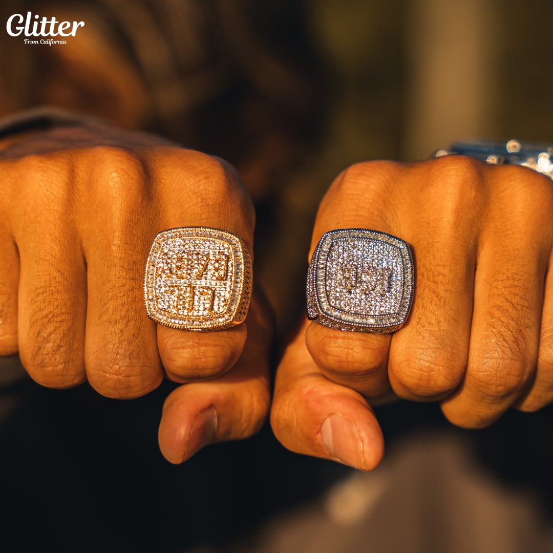 Iced Out Custom Ring – Glitter